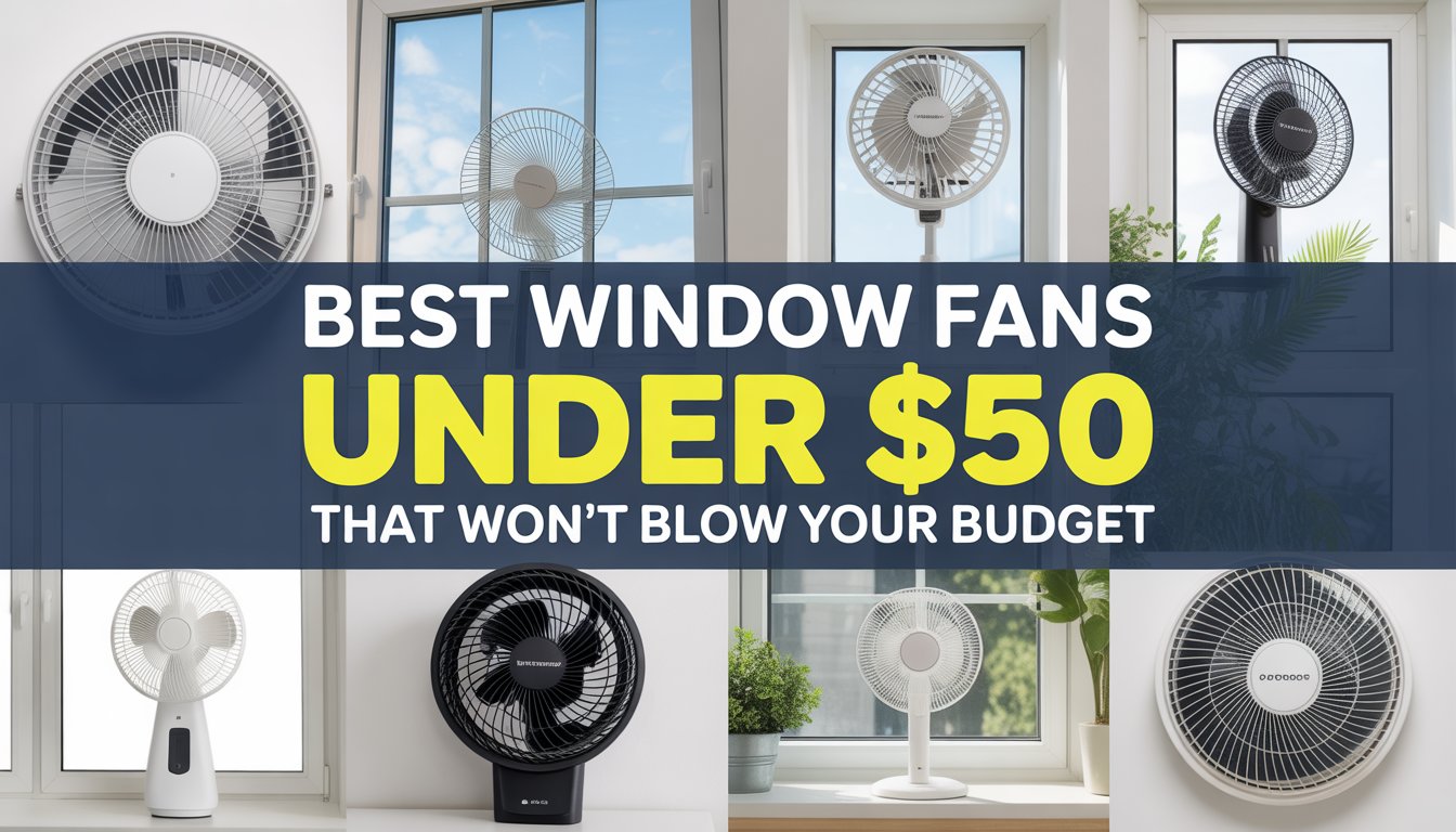 Best Window Fans Under 50 That Won’t Blow Your Budget