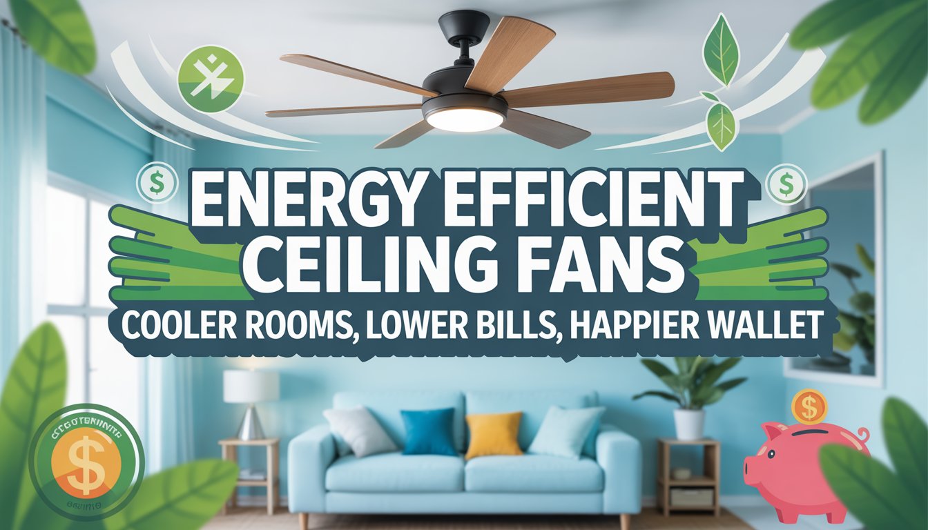 Energy Efficient Ceiling Fans: Cooler Rooms, Lower Bills, Happier Wallet