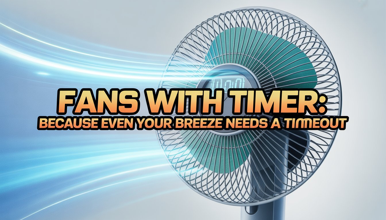 Fans with Timer: Because Even Your Breeze Needs a Timeout