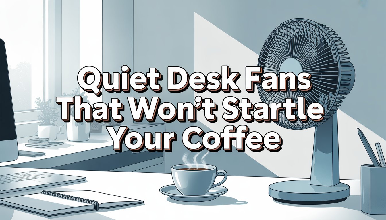 Quiet Desk Fans That Won’t Startle Your Coffee