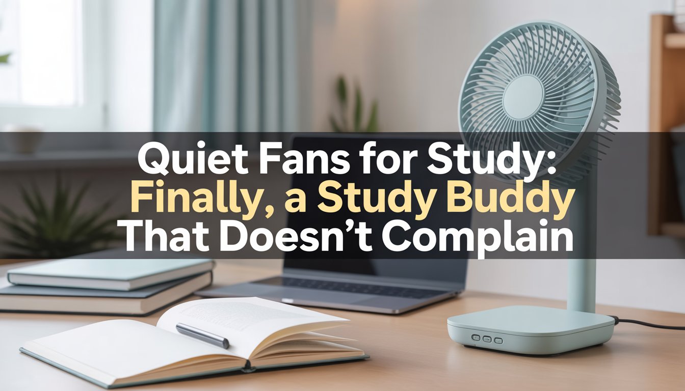 Quiet Fans for Study: Finally, a Study Buddy That Doesn’t Complain